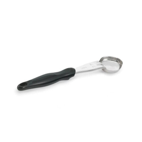 Vollrath 6412120 1 oz. Black Solid Oval Spoodle Portion Spoon | PFSbrands